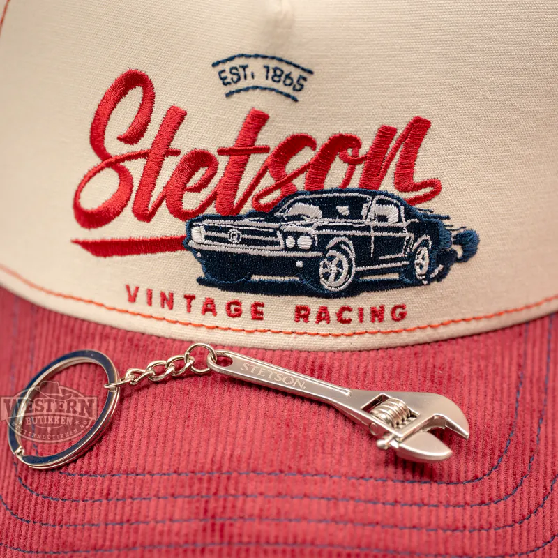 Stetson Trucker Cap Vintage Racing med nøkkelring - Westernbutikken.no